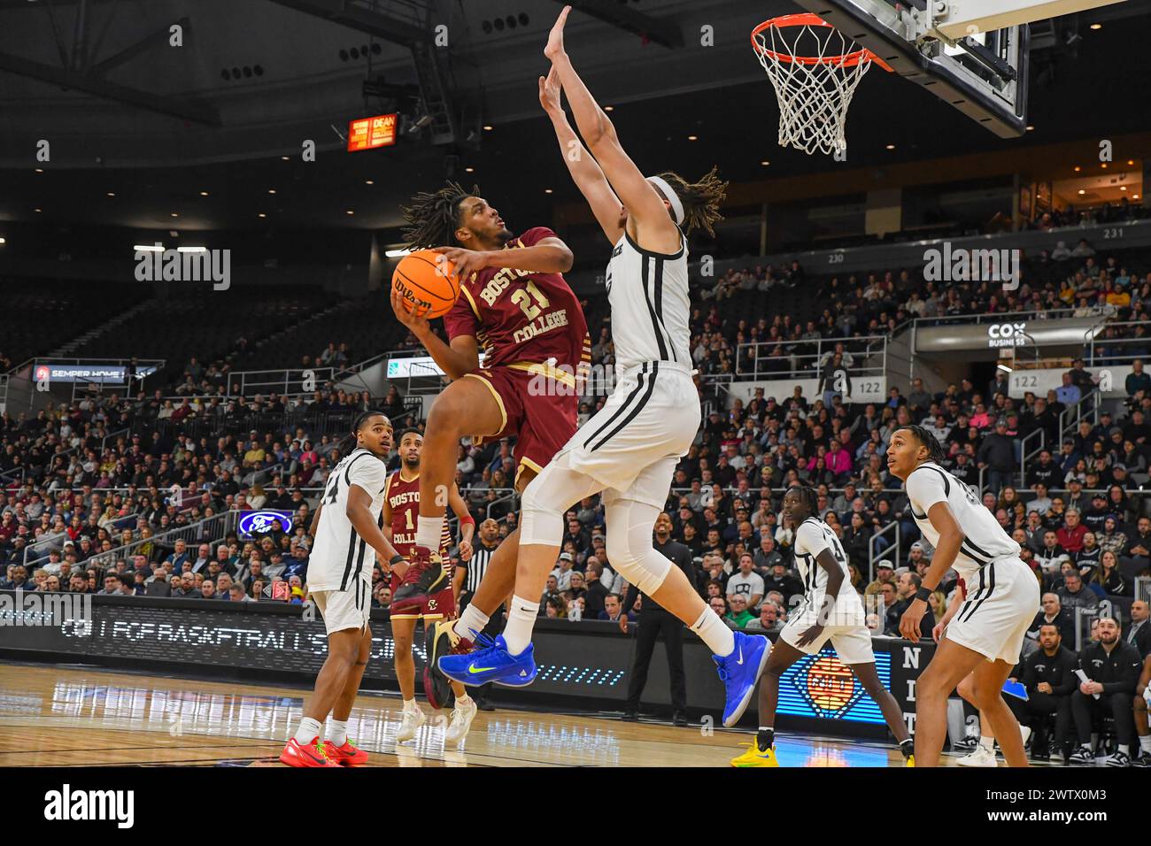 PROVIDENCE, RI - MARCH 19: Boston College Eagles forward Devin ...
