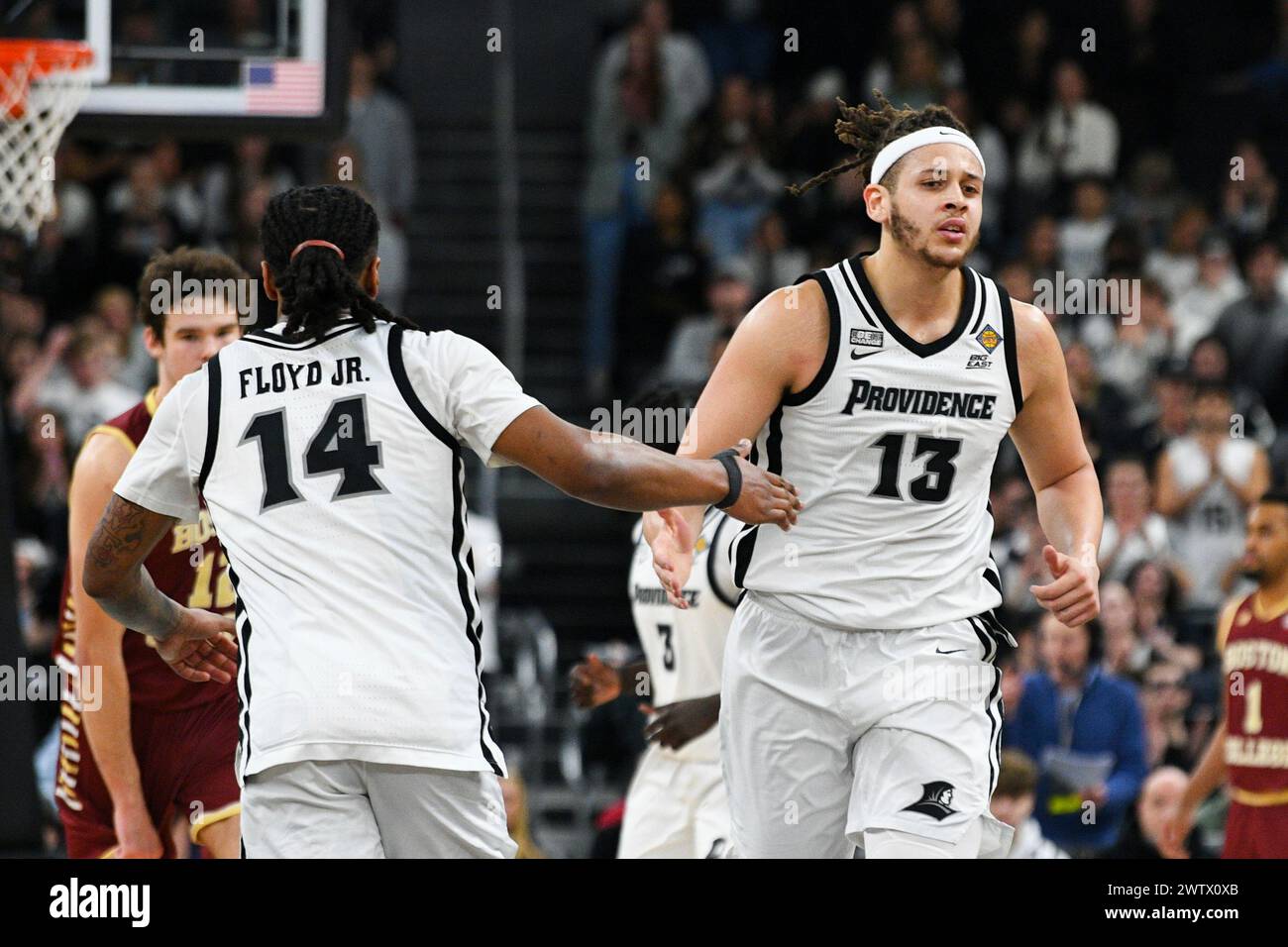 PROVIDENCE, RI - MARCH 19: Providence College Friars forward Josh Oduro ...