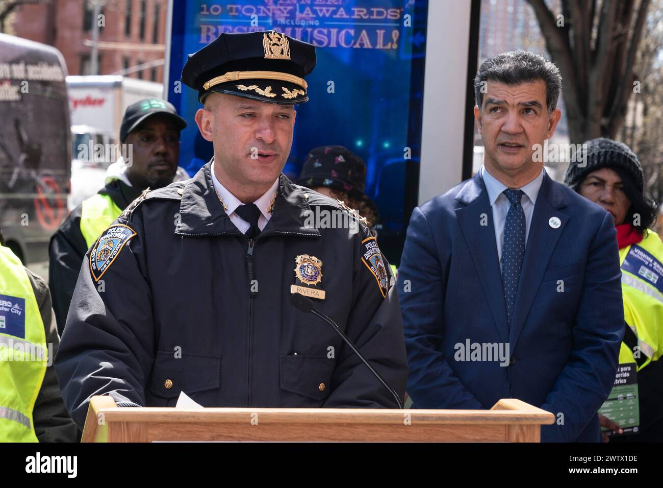 New York, New York, USA. 19th Mar, 2024. NYPD Chief of transportation ...