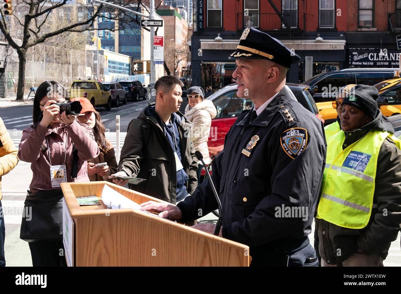 New York, New York, USA. 19th Mar, 2024. NYPD Chief of transportation ...