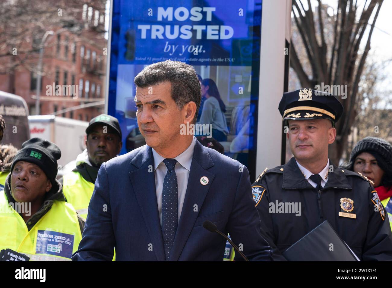 New York, New York, USA. 19th Mar, 2024. City DOT Commissioner Ydanis ...