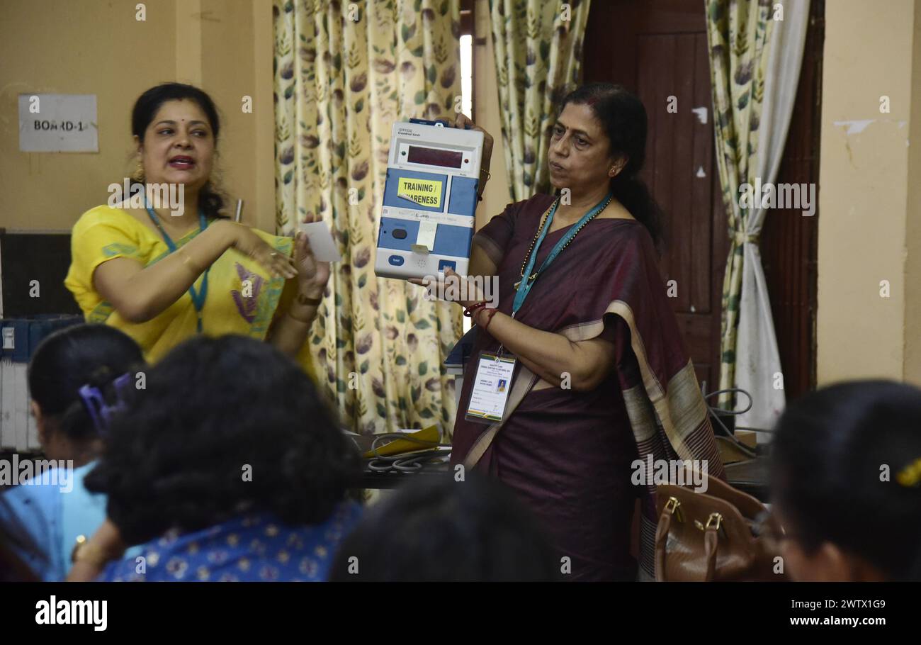 Guwahati, Guwahati, India. 19th Mar, 2024. A woman master trainer ...
