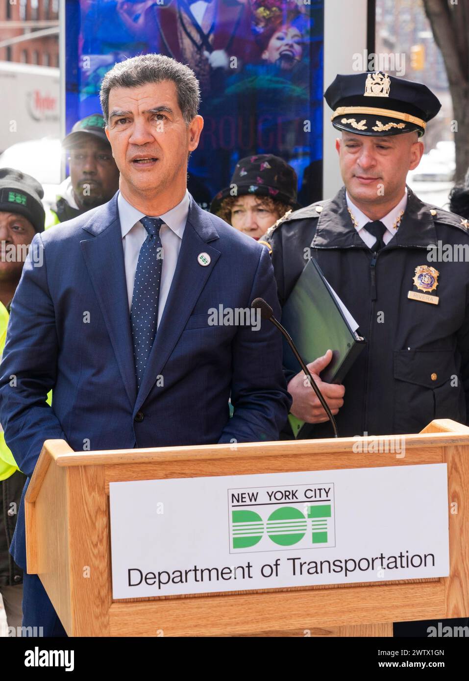 New York, New York, USA. 19th Mar, 2024. City DOT Commissioner Ydanis ...