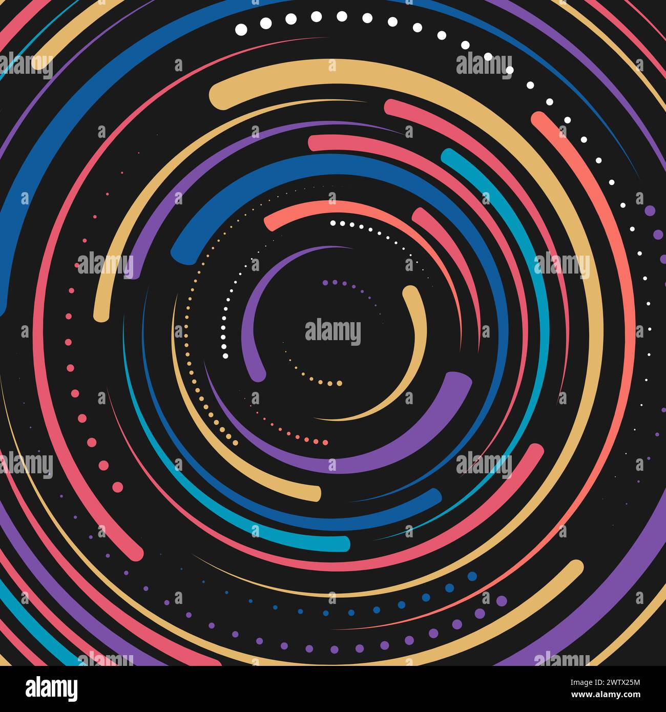 A pattern of circular lines. Background for book design, brochure ...