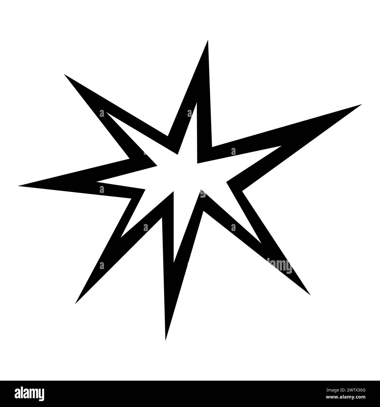 black vector explosion icon on white background Stock Vector Image ...