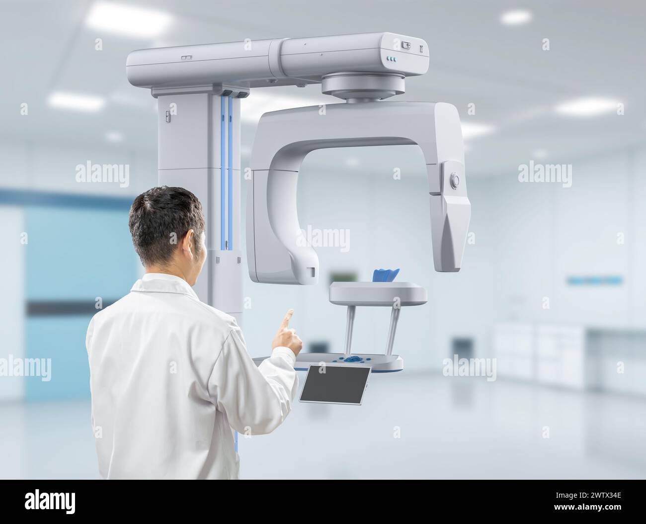 Rendering dental treatment in laboratory hi-res stock photography and ...