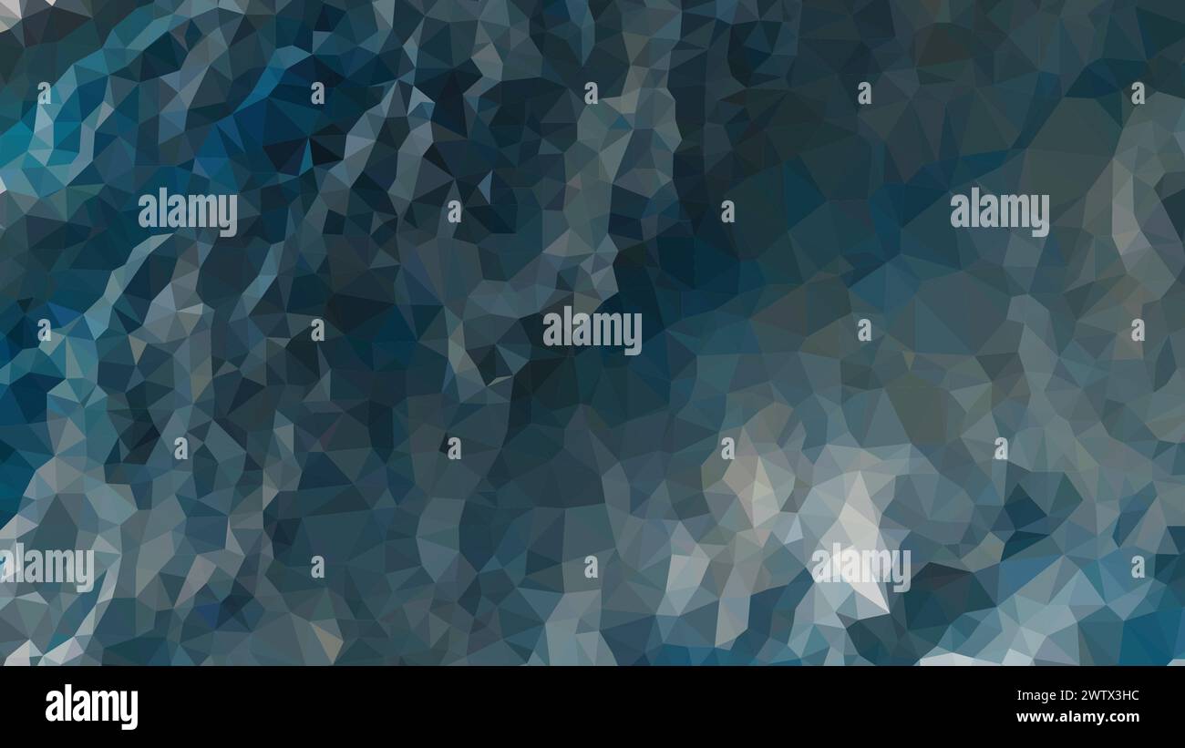 Vector Low poly abstract blue water, ocean background, trendy ...