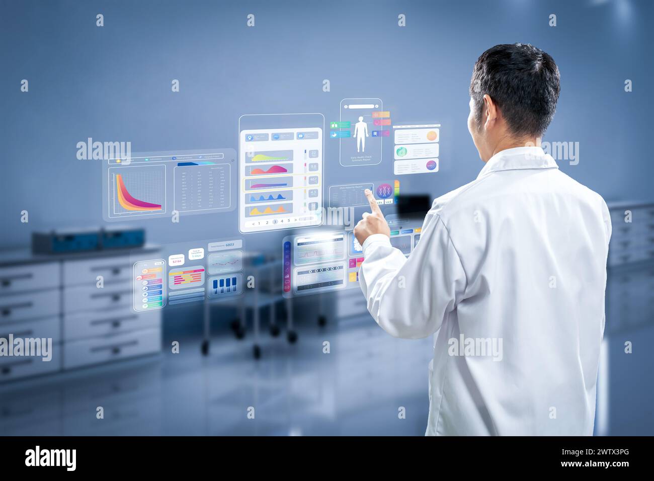 Digital medical interface hi-res stock photography and images - Alamy