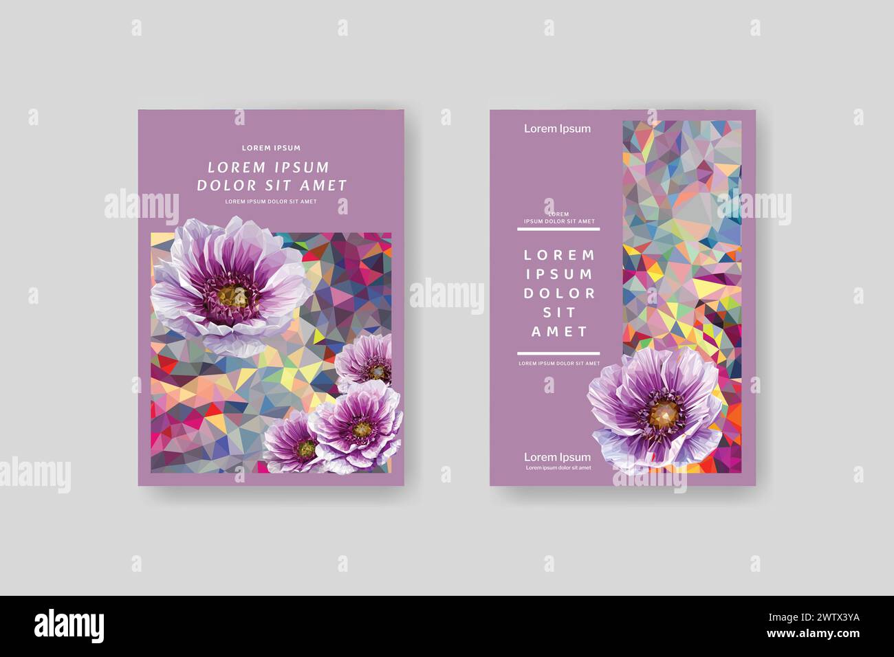 A4 size vertical purple background hi-res stock photography and images ...