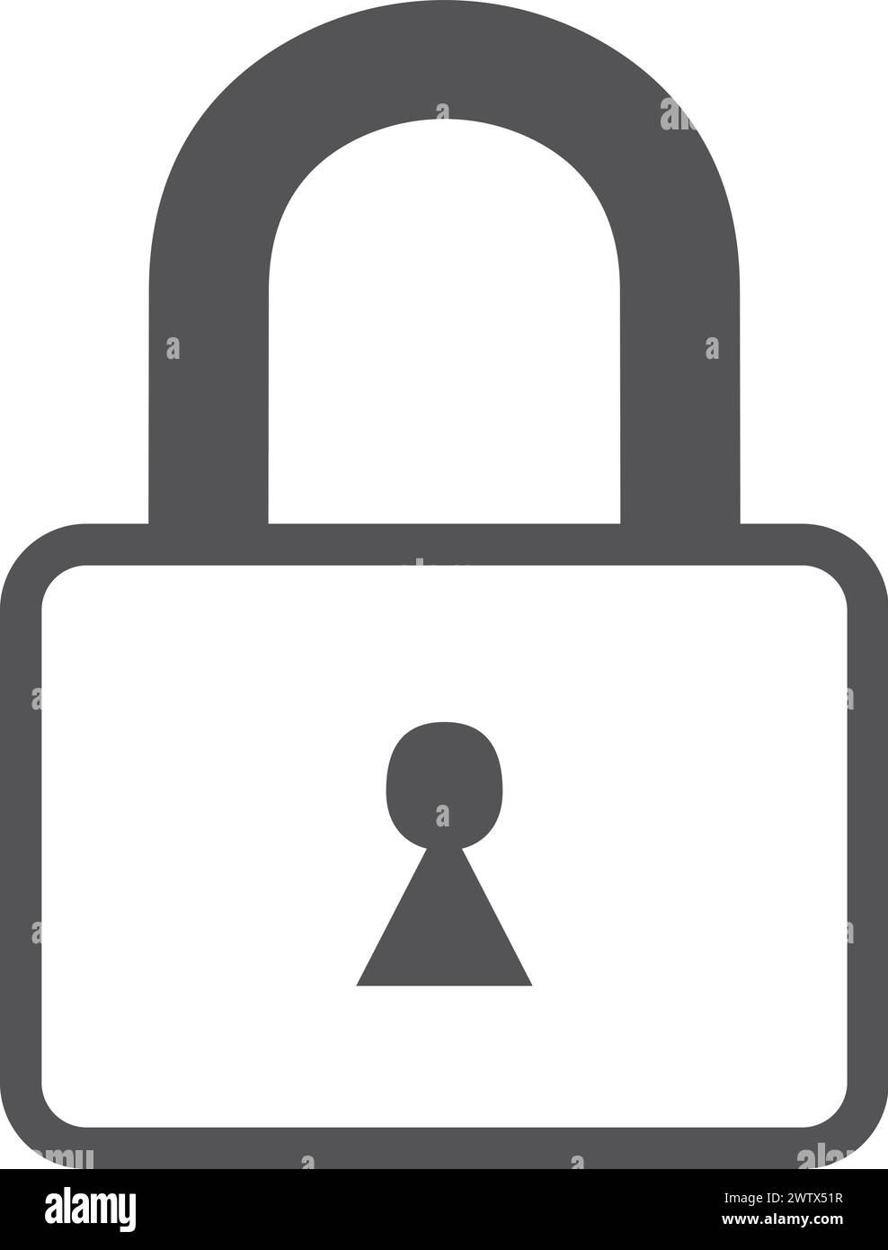 Lock icon. Security symbol. Privacy black sign Stock Vector Image & Art ...