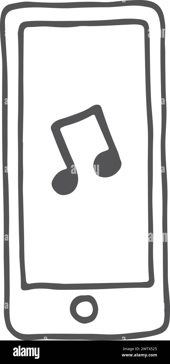 Mobile music player Black and White Stock Photos & Images - Alamy