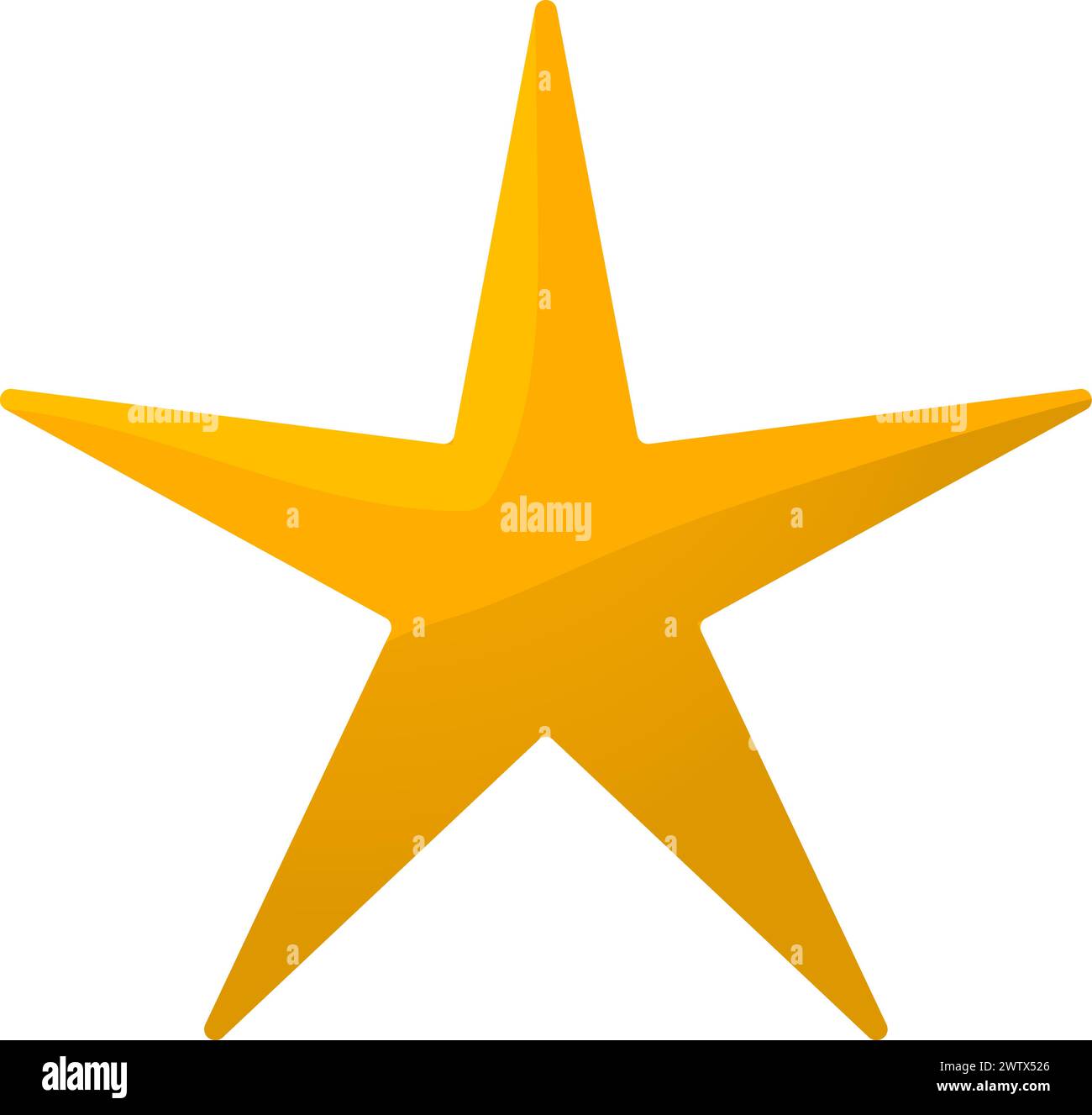 Yellow star. App ui element. Ranking icon Stock Vector Image & Art - Alamy
