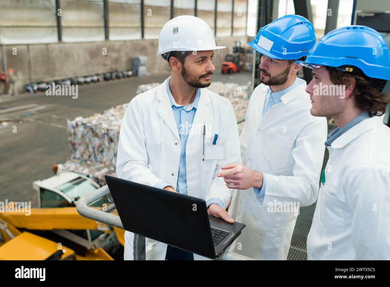 workers at an electronic waste recycling plant Stock Photo - Alamy