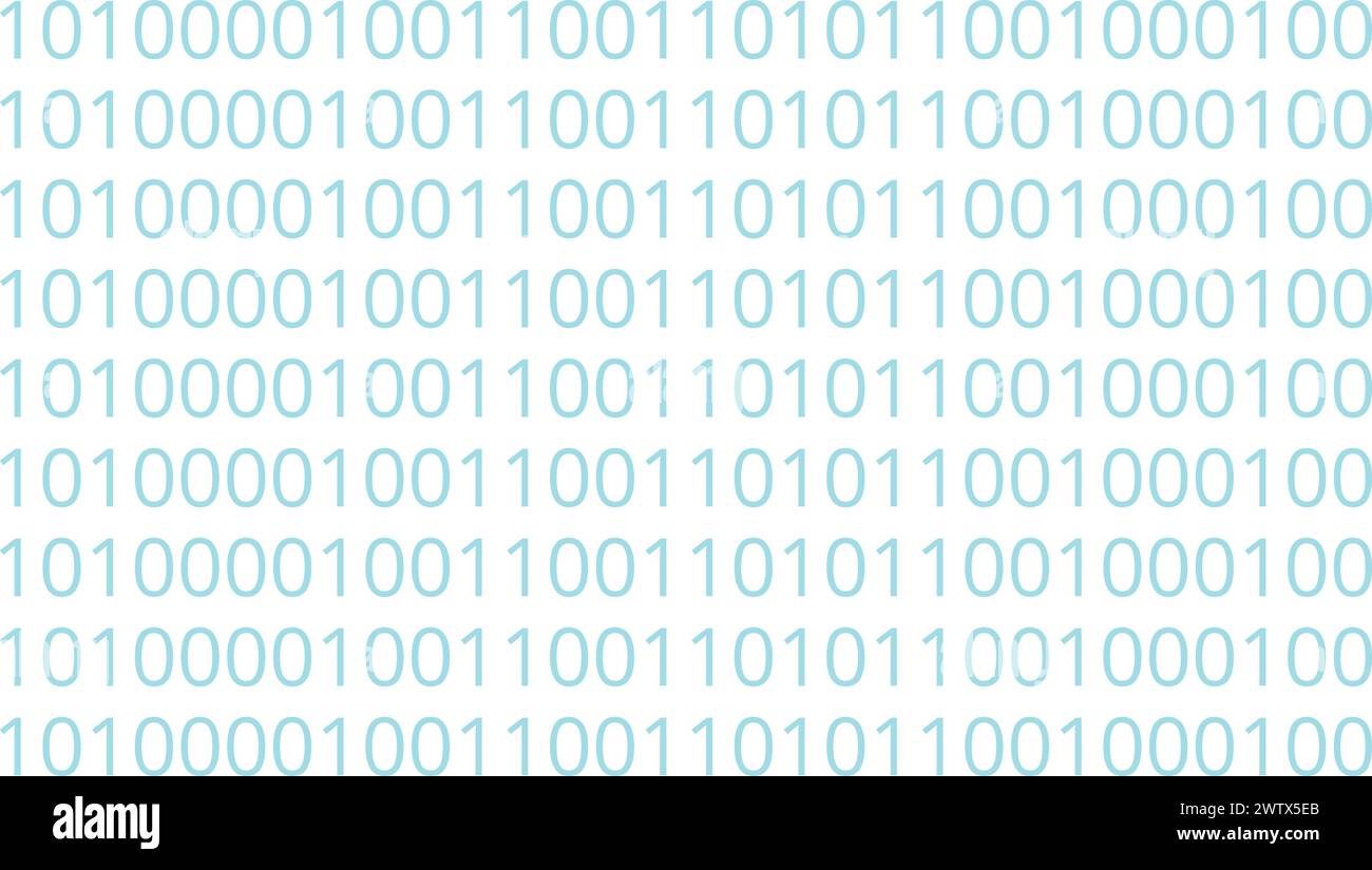 Binary Code Data Program Stream Matrix Pattern Stock Vector Image 0435