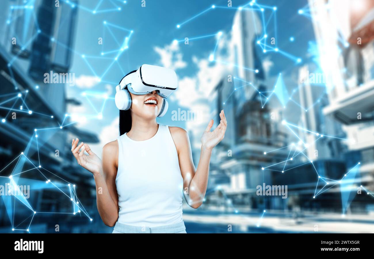 Meta stand hi-res stock photography and images - Alamy