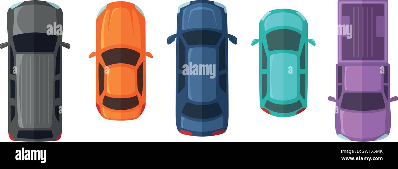 Aerial view top down from Cut Out Stock Images & Pictures - Alamy