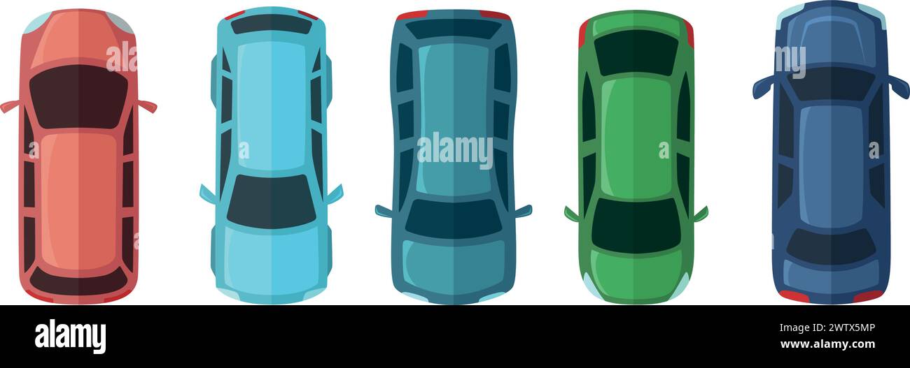 Sedan cars Stock Vector Images - Alamy