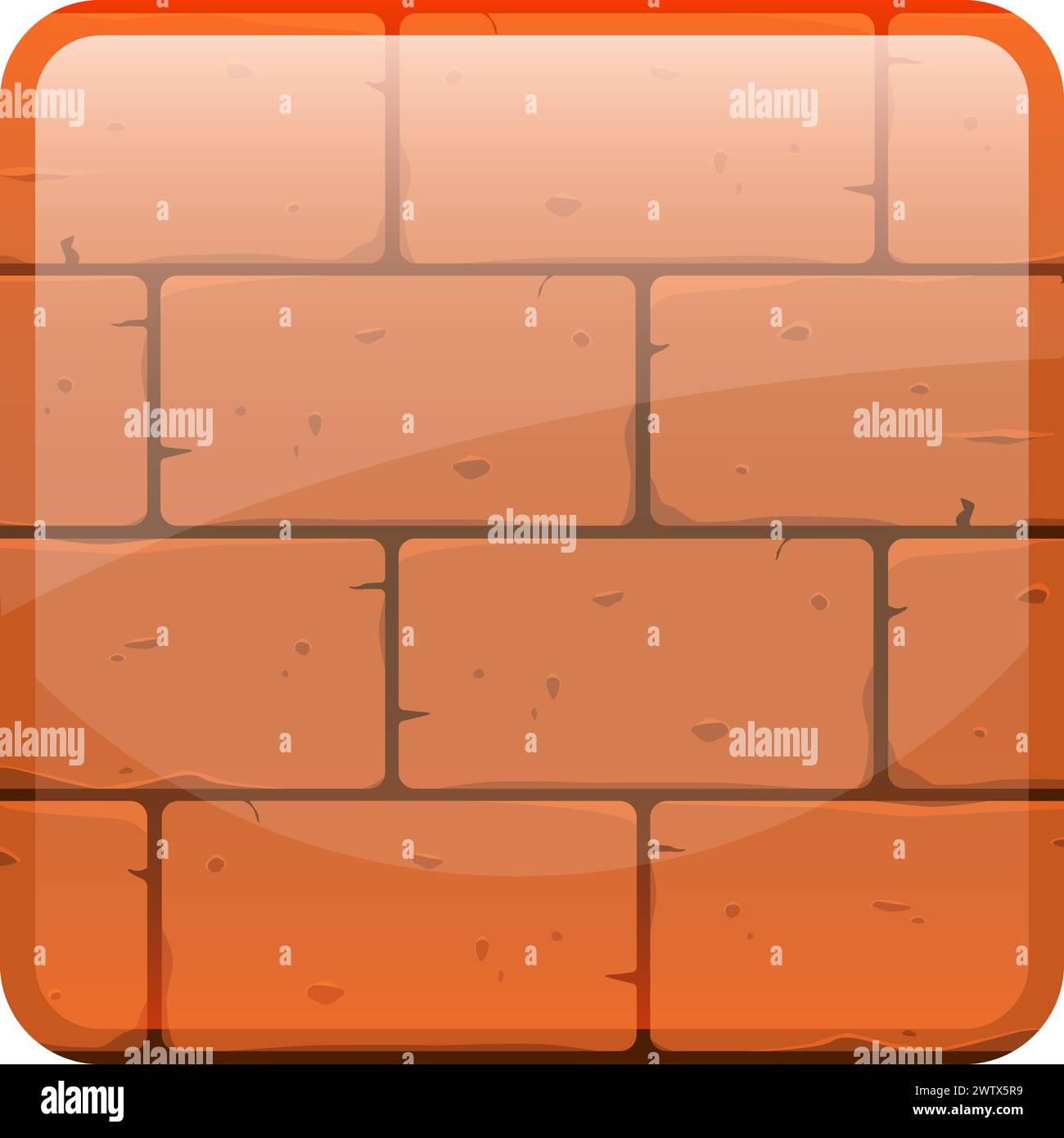 Cartoon brick wall square ui element template Stock Vector Image & Art ... Cartoon brick wall square ui element template Stock Vector Image & Art ...