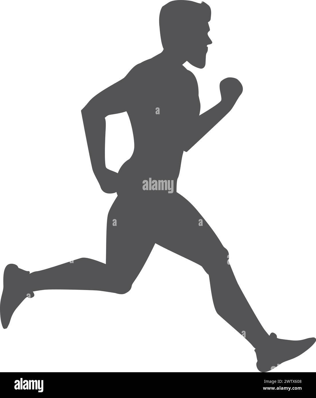 Running track man icon hi-res stock photography and images - Alamy