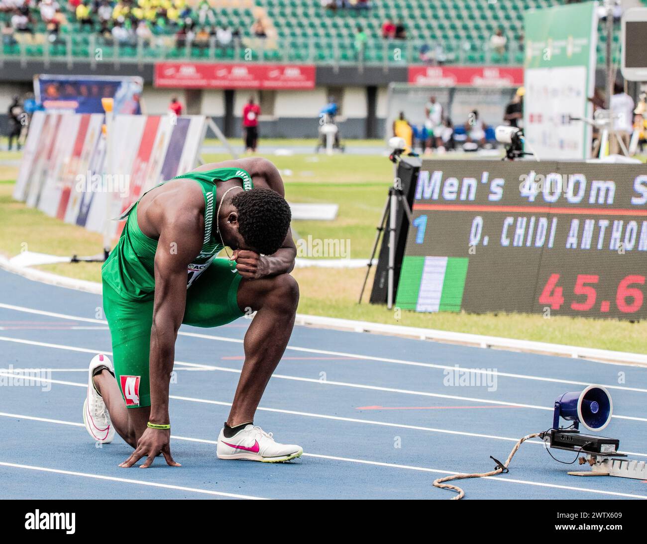 CHIDI OKEZIE ANTHONY, ATHLETICS,MEN'S 400m SEMI-FINAL, AFRICAN GAMES ...