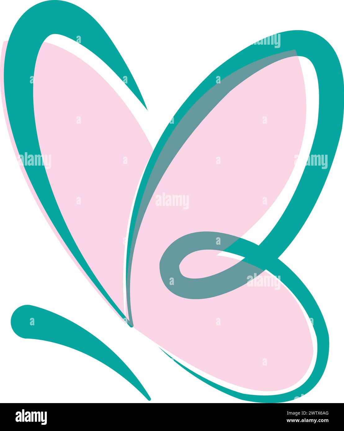 Elegant butterfly tattoo Stock Vector Images - Alamy