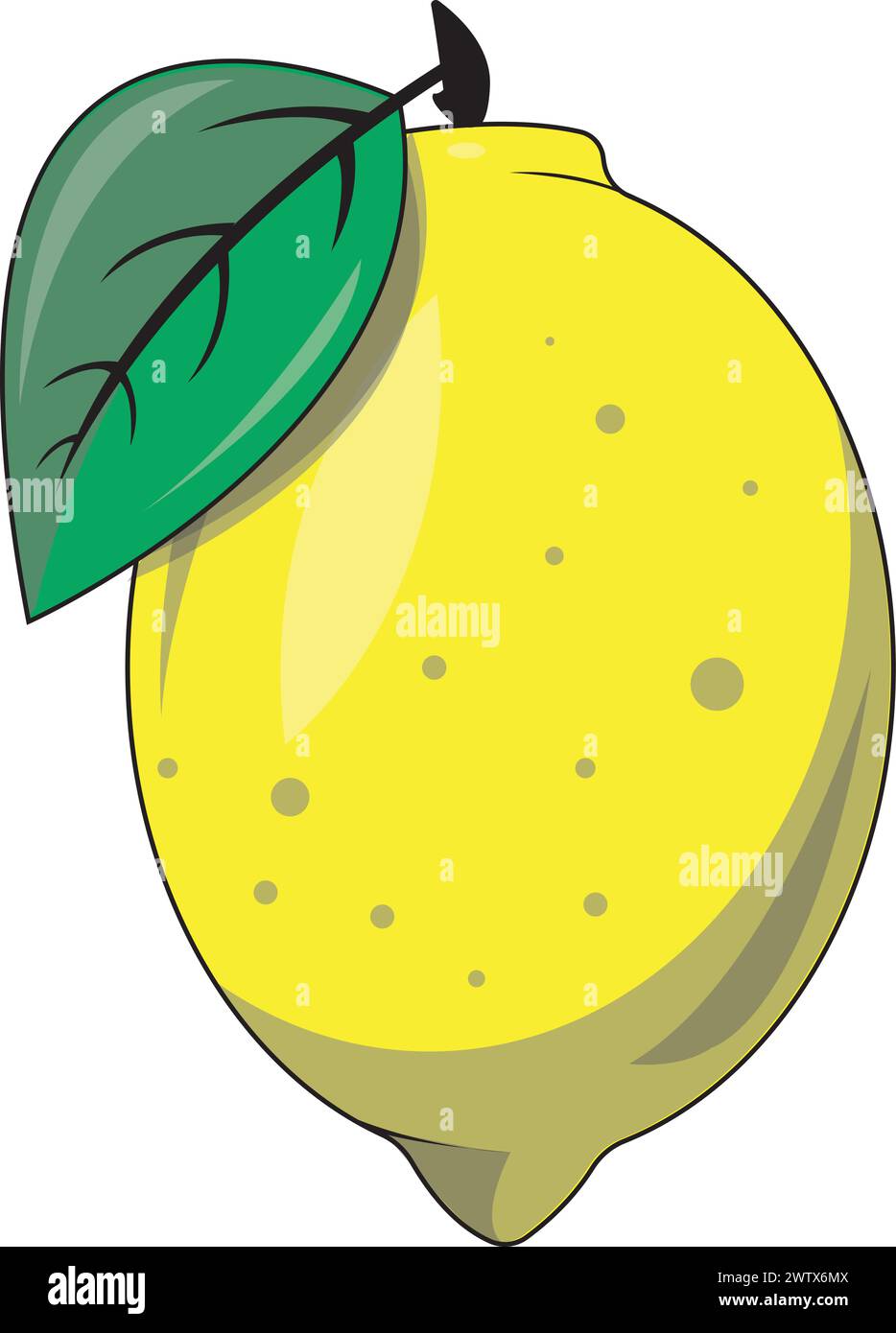 Slice lemon line icon Stock Vector Images - Alamy