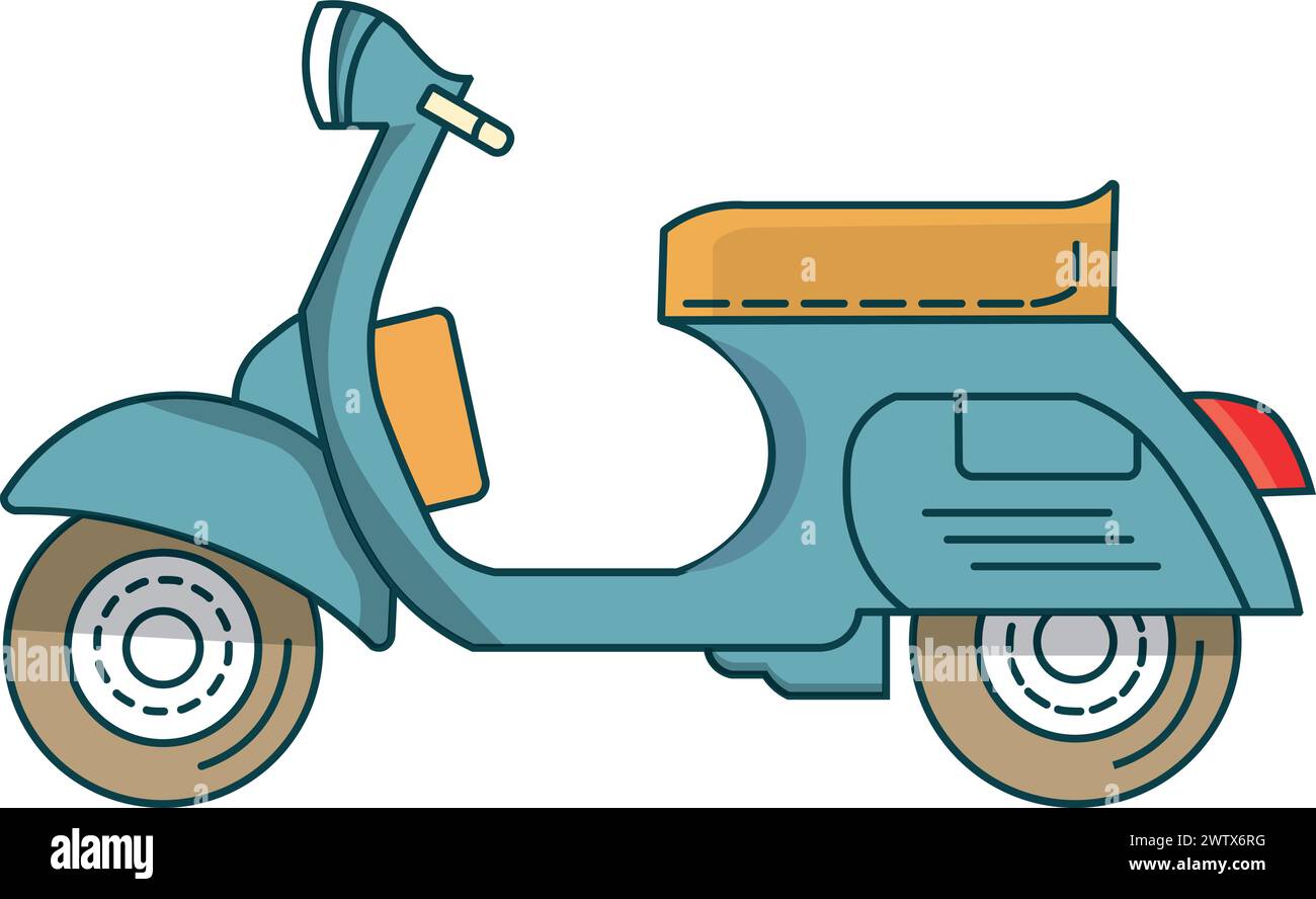 Old bike vector vectors hi-res stock photography and images - Alamy