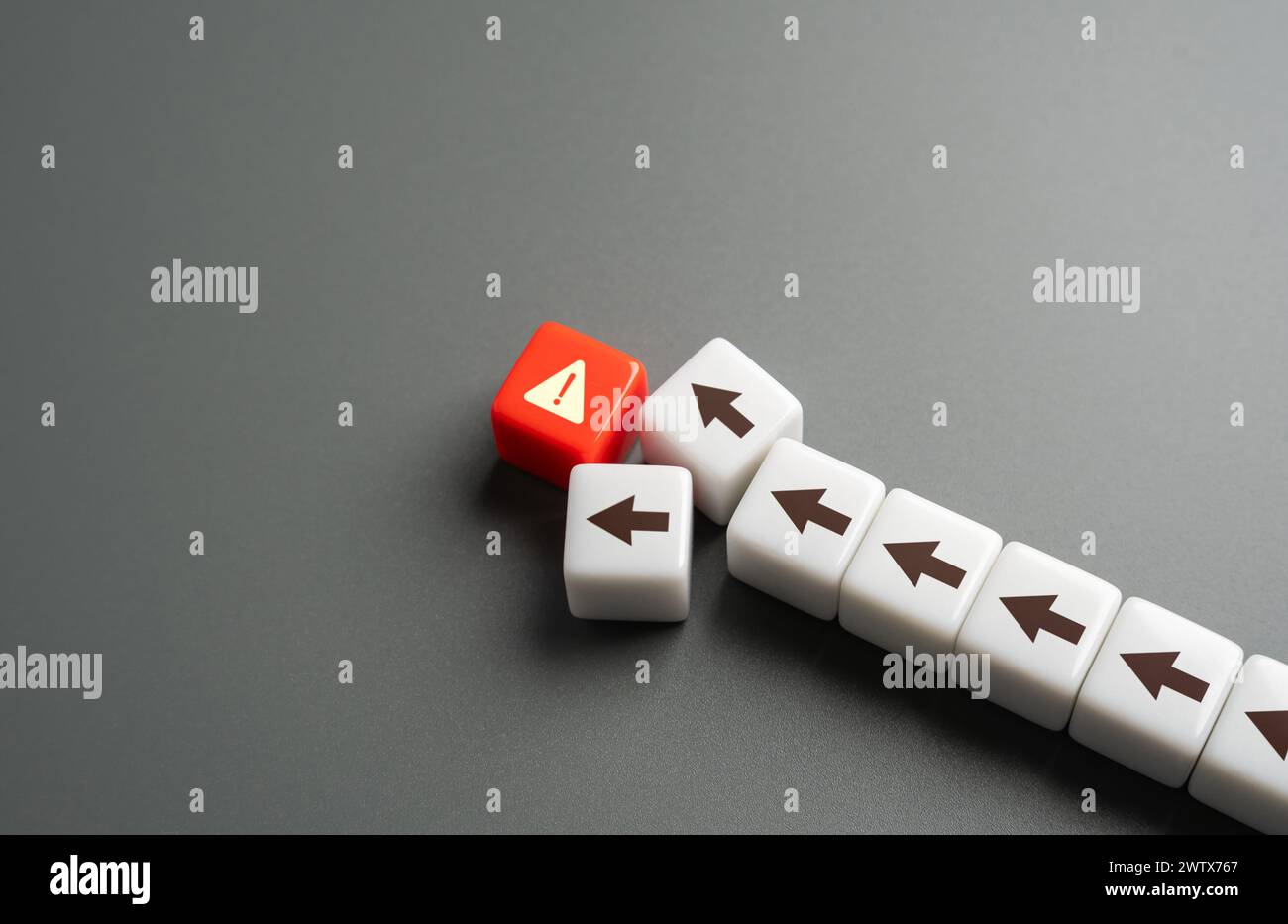 Stumble into danger. You can't move on without figuring out the problem ...