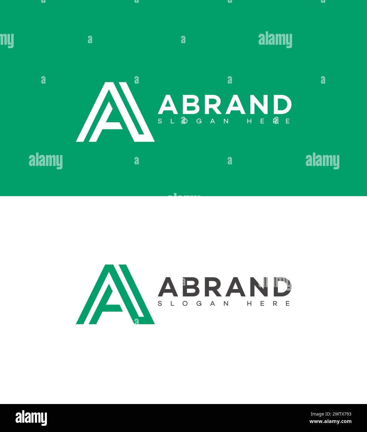 A Letter Logo Icon Brand Identity Sign. A Letter Symbol Template Stock ...