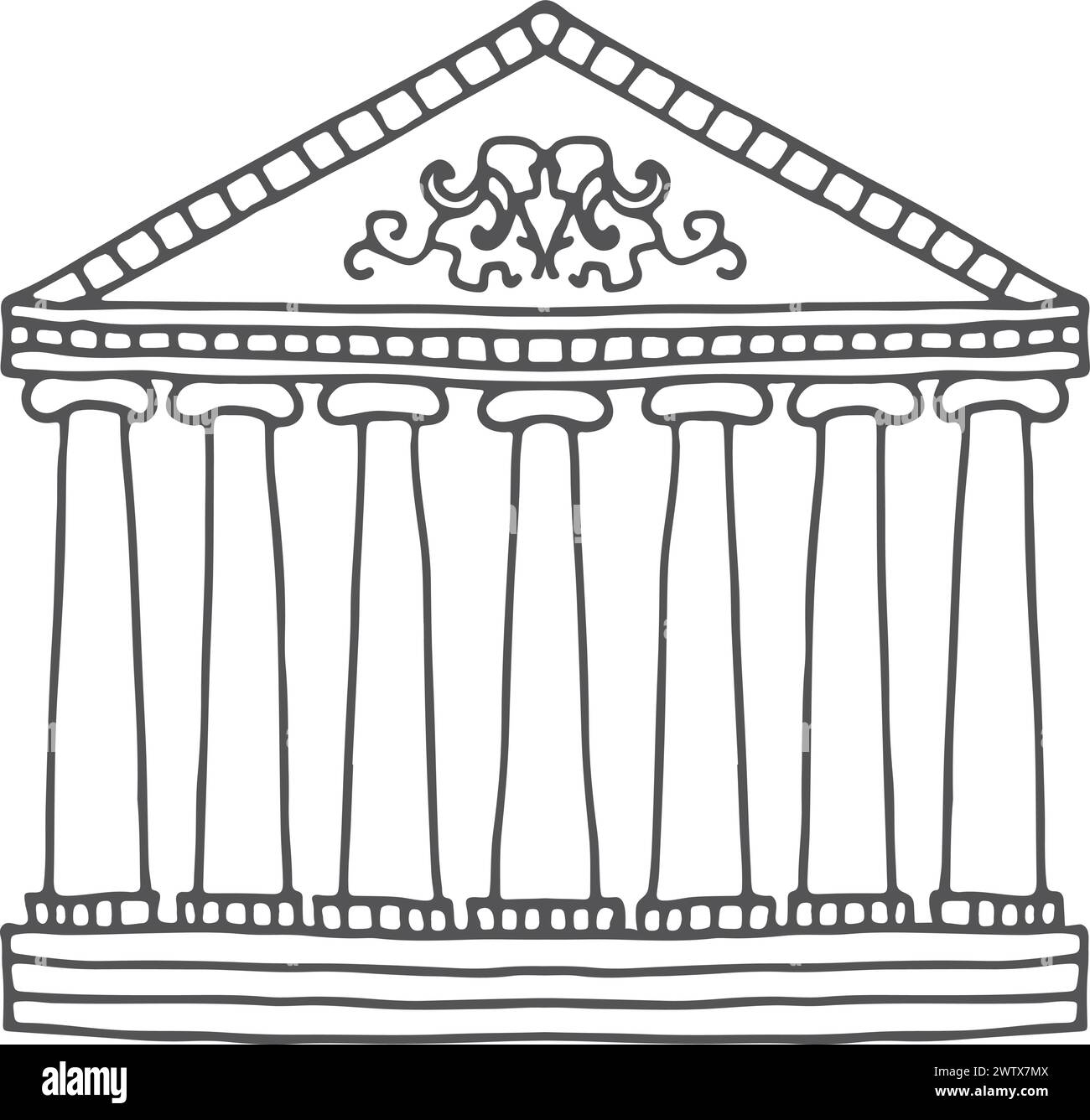 Modern college auditorium building Black and White Stock Photos ...