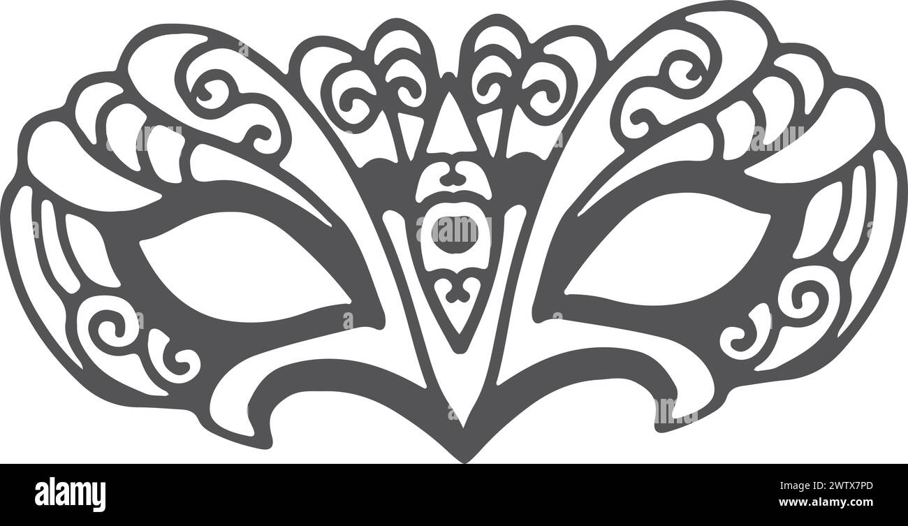 Theatrical mask doodle. Opera face accessory drawing Stock Vector Image ... Theatrical mask doodle. Opera face accessory drawing Stock Vector Image ...