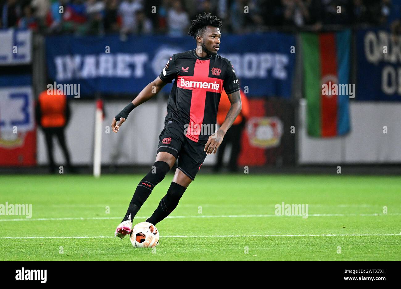 Europe League, BayArena Leverkusen; Bayer Leverkusen vs Qarabag Agdam ...