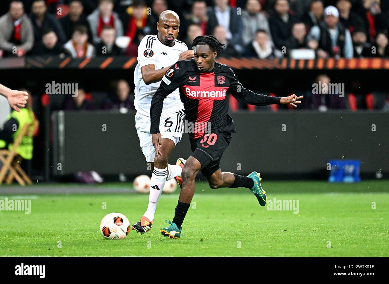 Europe League, BayArena Leverkusen; Bayer Leverkusen vs Qarabag Agdam ...