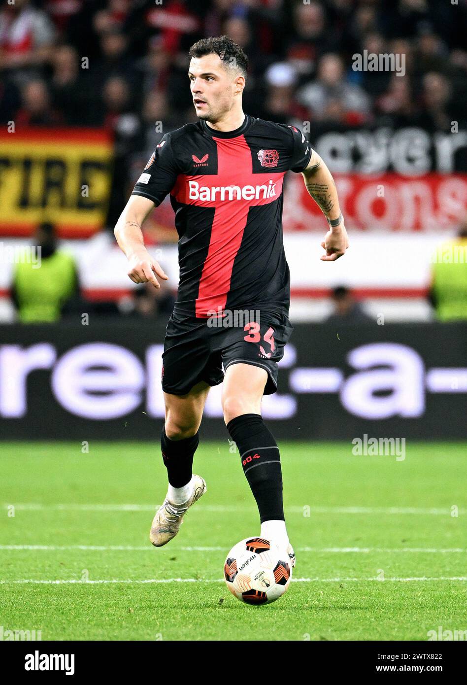 Bayer leverkusen qarabag 2024 hi-res stock photography and images - Alamy