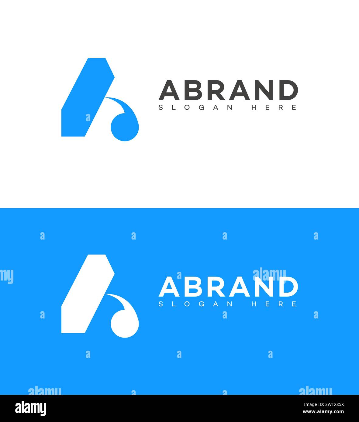 Letter a logo set Stock Vector Images - Alamy