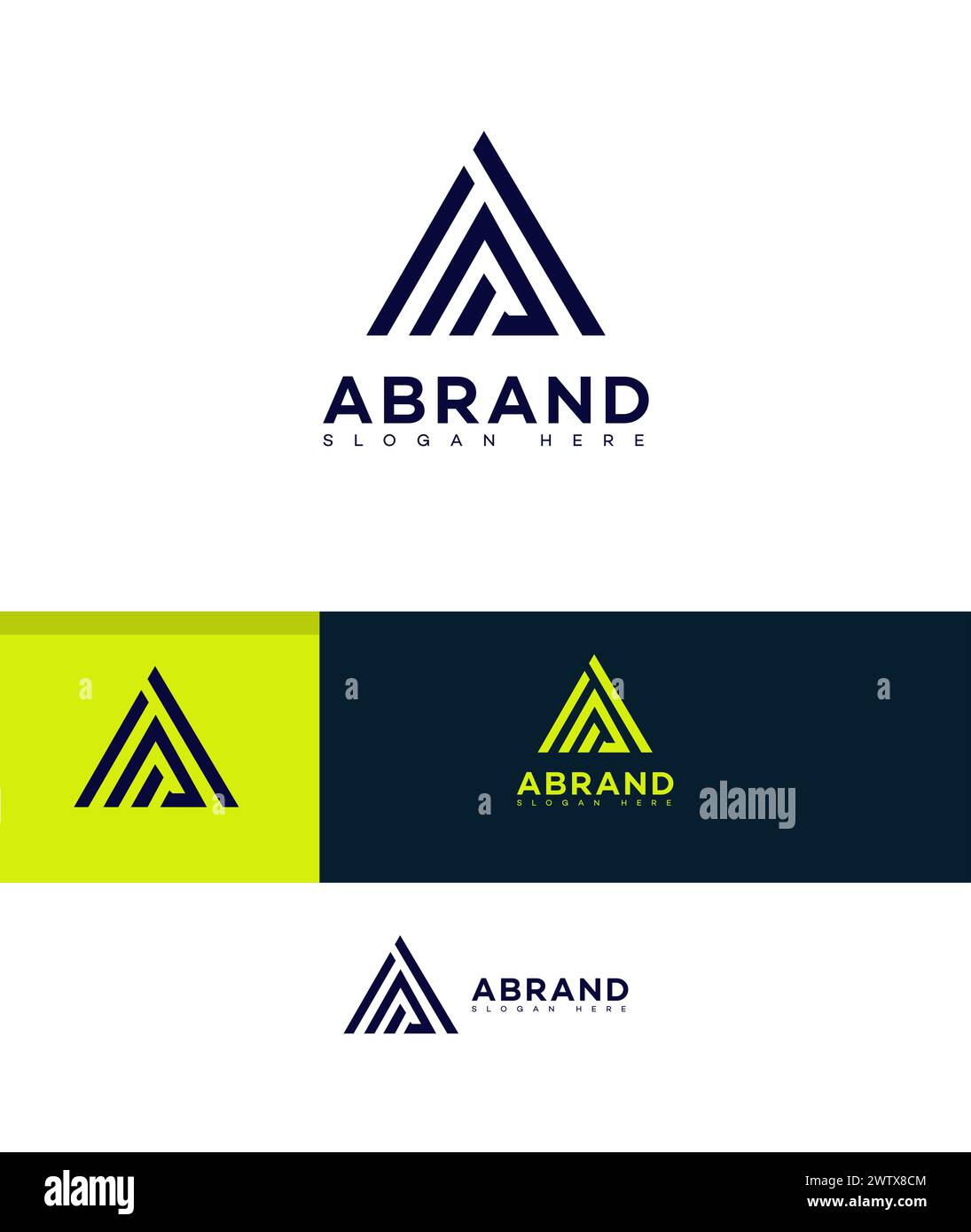 A Letter Logo Icon Brand Identity Sign. A Letter Symbol Template Stock ...