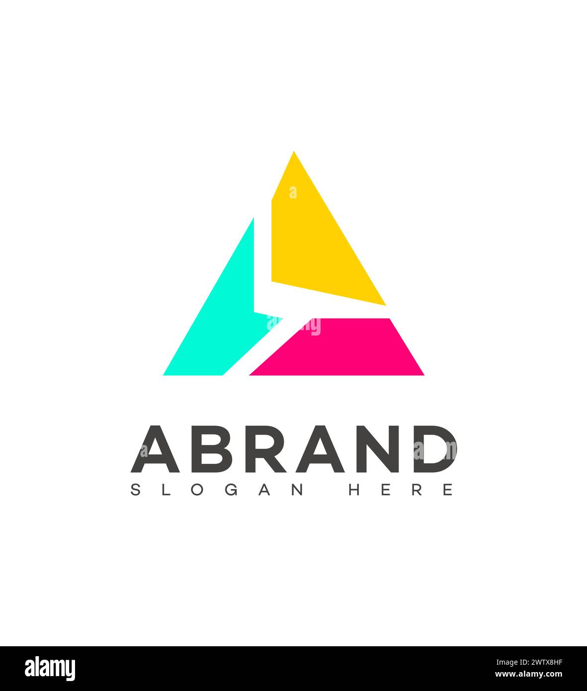 A Letter Logo Icon Brand Identity Sign. A Letter Symbol Template Stock ...