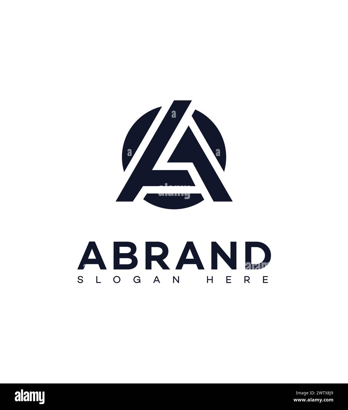 A Letter Logo Icon Brand Identity Sign. A Letter Symbol Template Stock ...