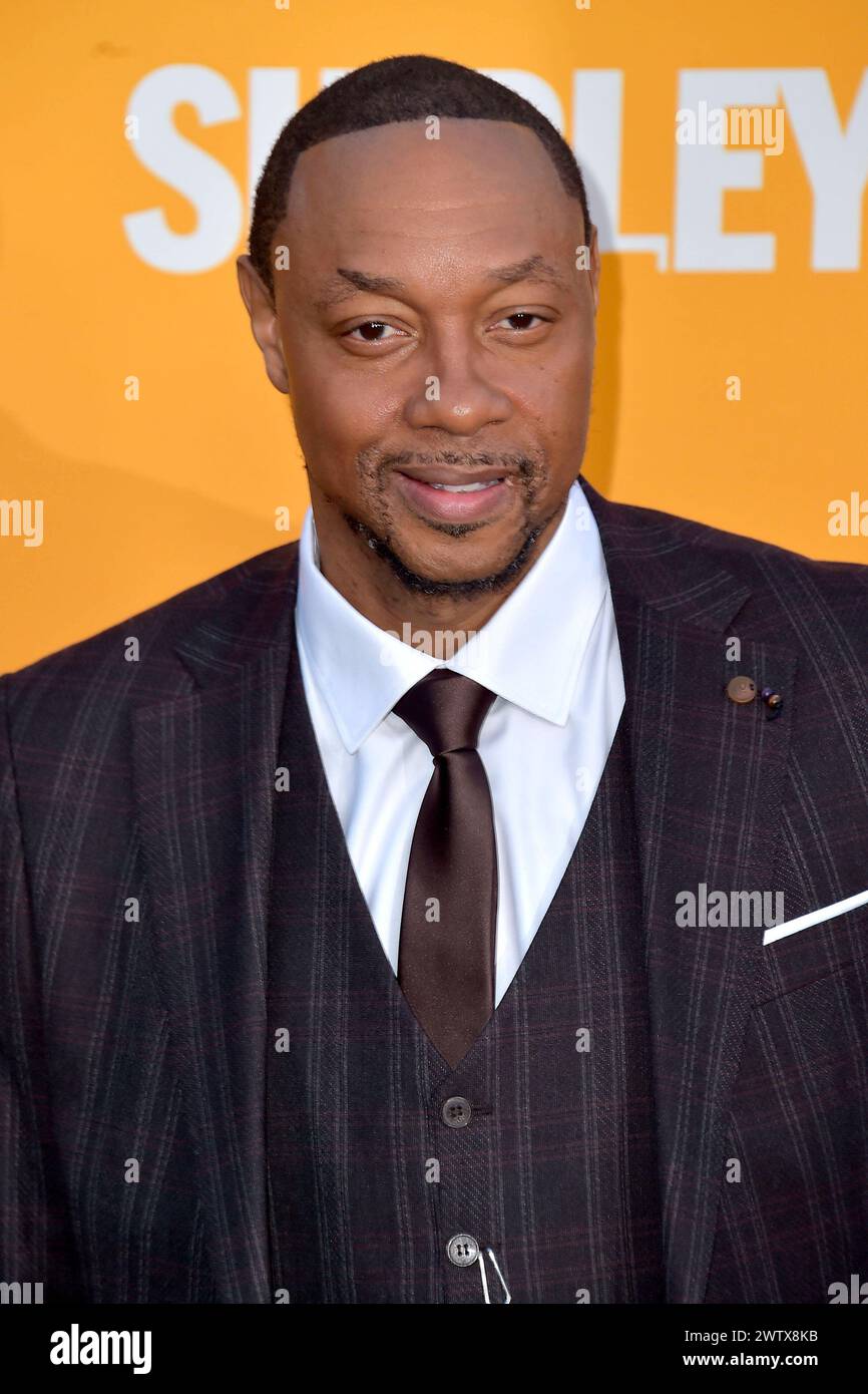 Dorian Missick bei der Premiere des Netflix-Films Shirley im Egyptian ...