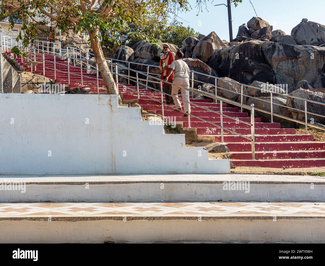03 10 2024 Steps to Sabli Mahakali Mandir Sabli Mahakali Mandir ...