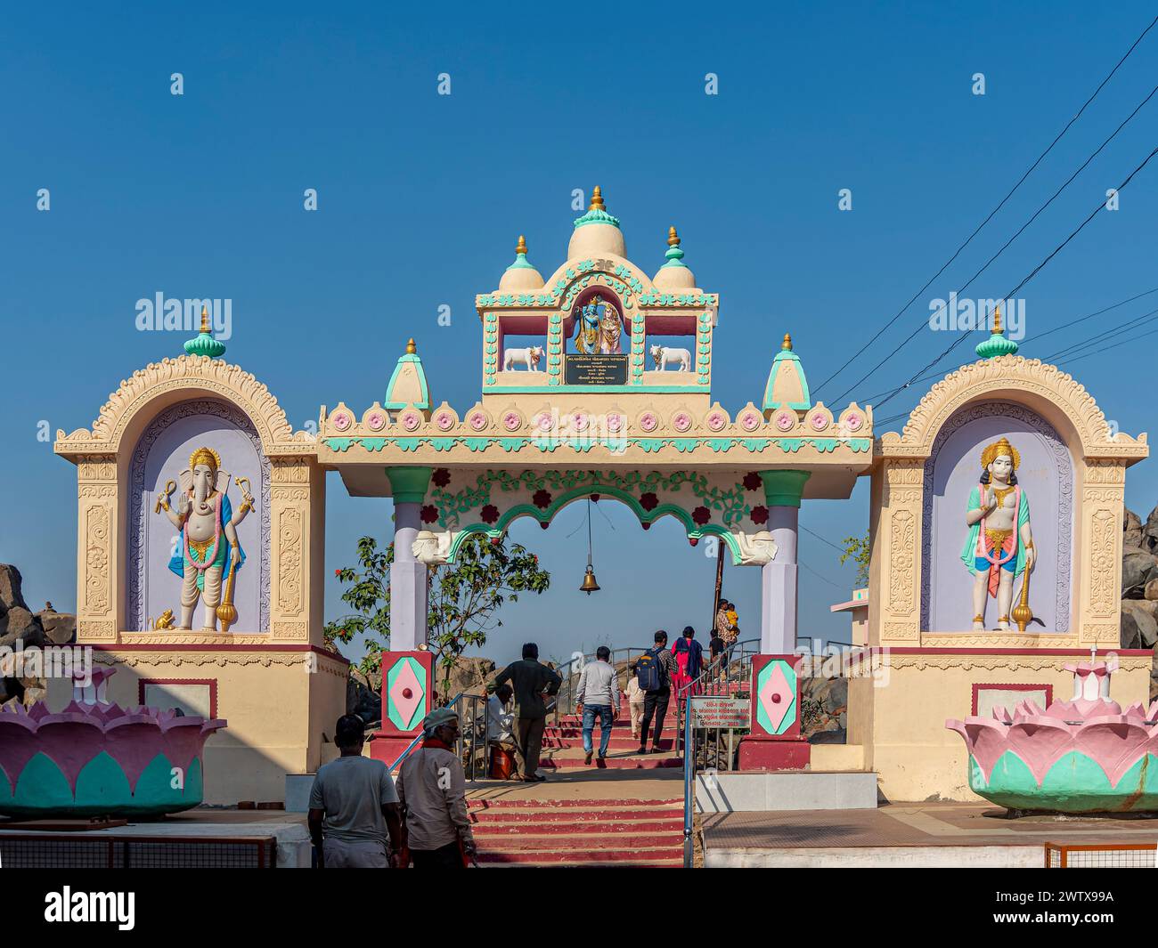 03 10 2024 Main Entrance of of Sabli Mahakali Mandir Sabli Mahakali ...