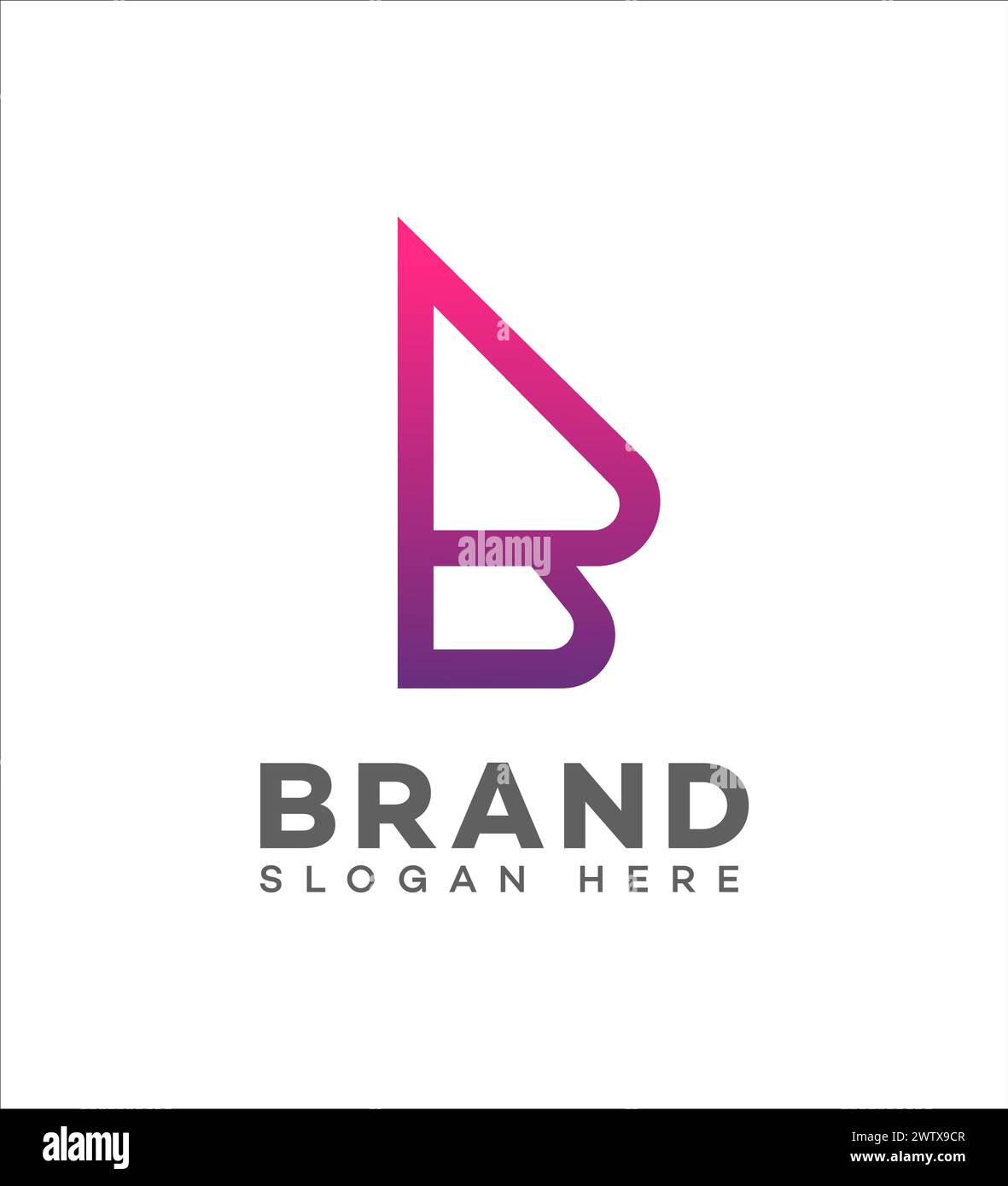 B Letter Logo Icon Brand Identity Sign. B Letter Symbol Template Stock ...