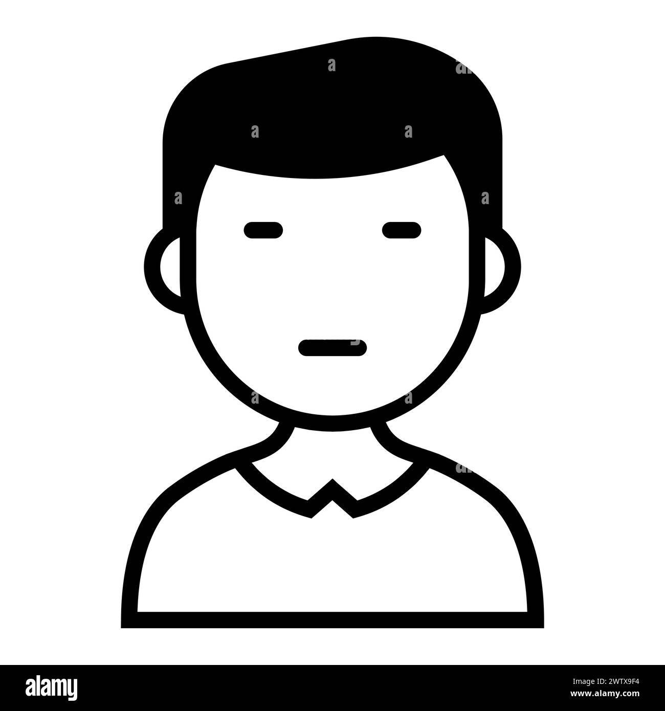Caucasian male character creative Cut Out Stock Images & Pictures - Alamy