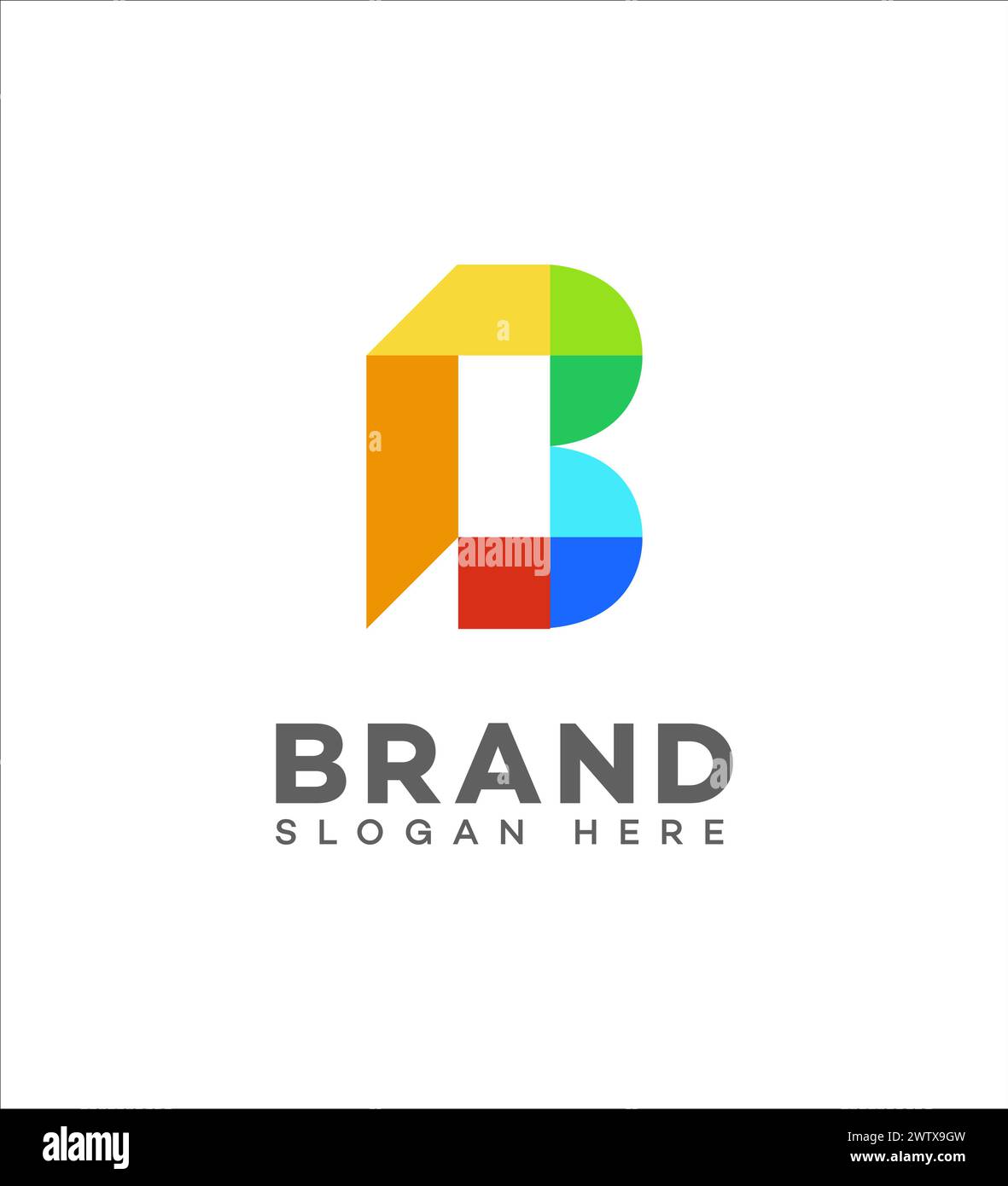 B Letter Logo Icon Brand Identity Sign. B Letter Symbol Template Stock ...
