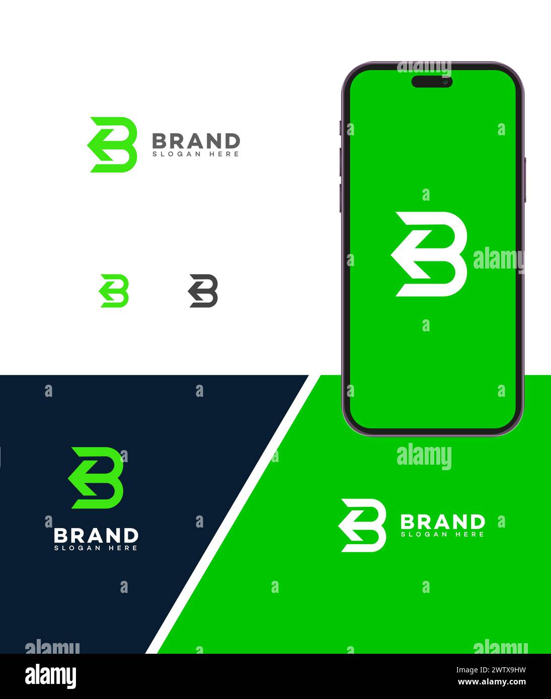 B Letter Logo Icon Brand Identity Sign. B Letter Symbol Template Stock ...