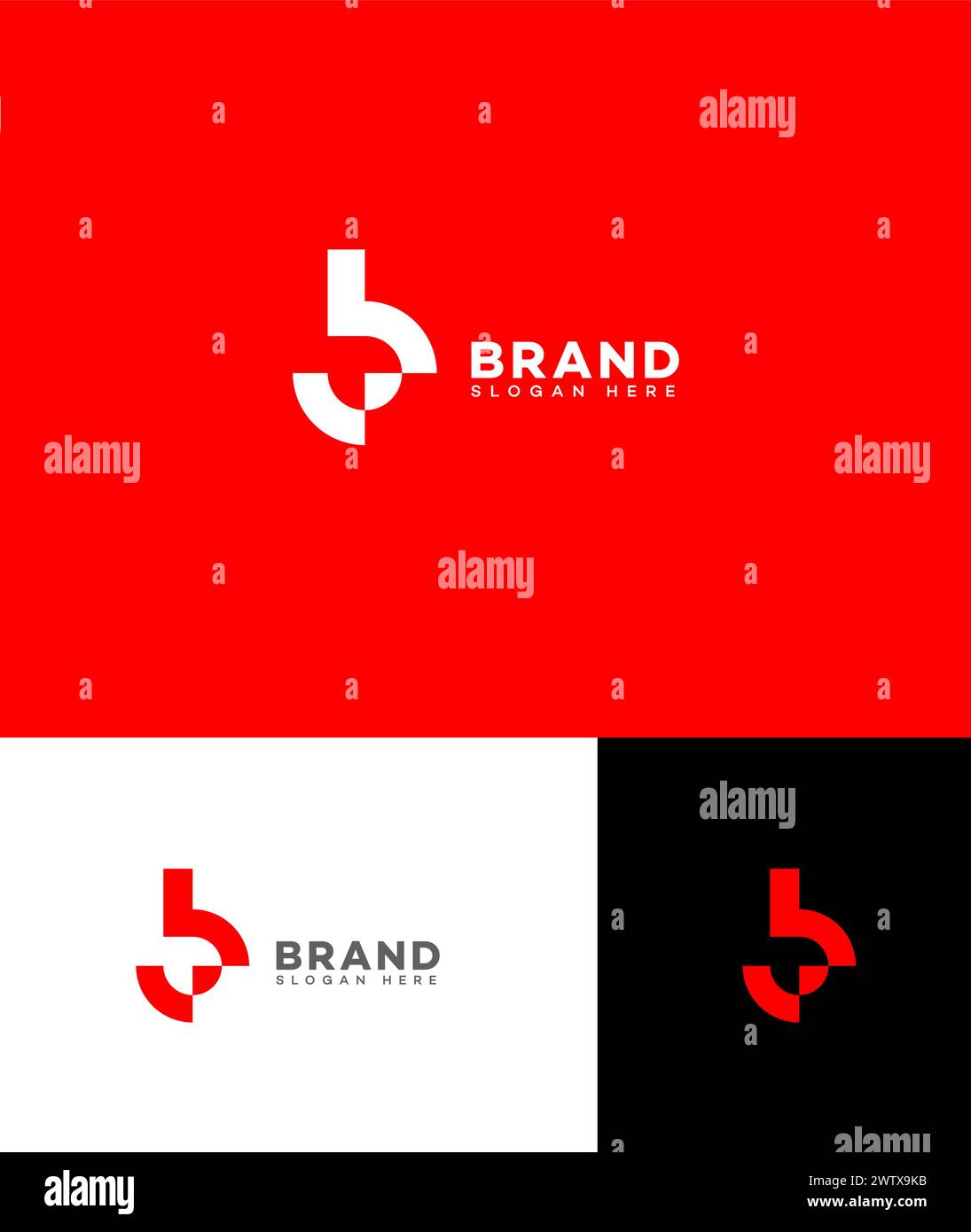 B Letter Logo Icon Brand Identity Sign. B Letter Symbol Template Stock ...