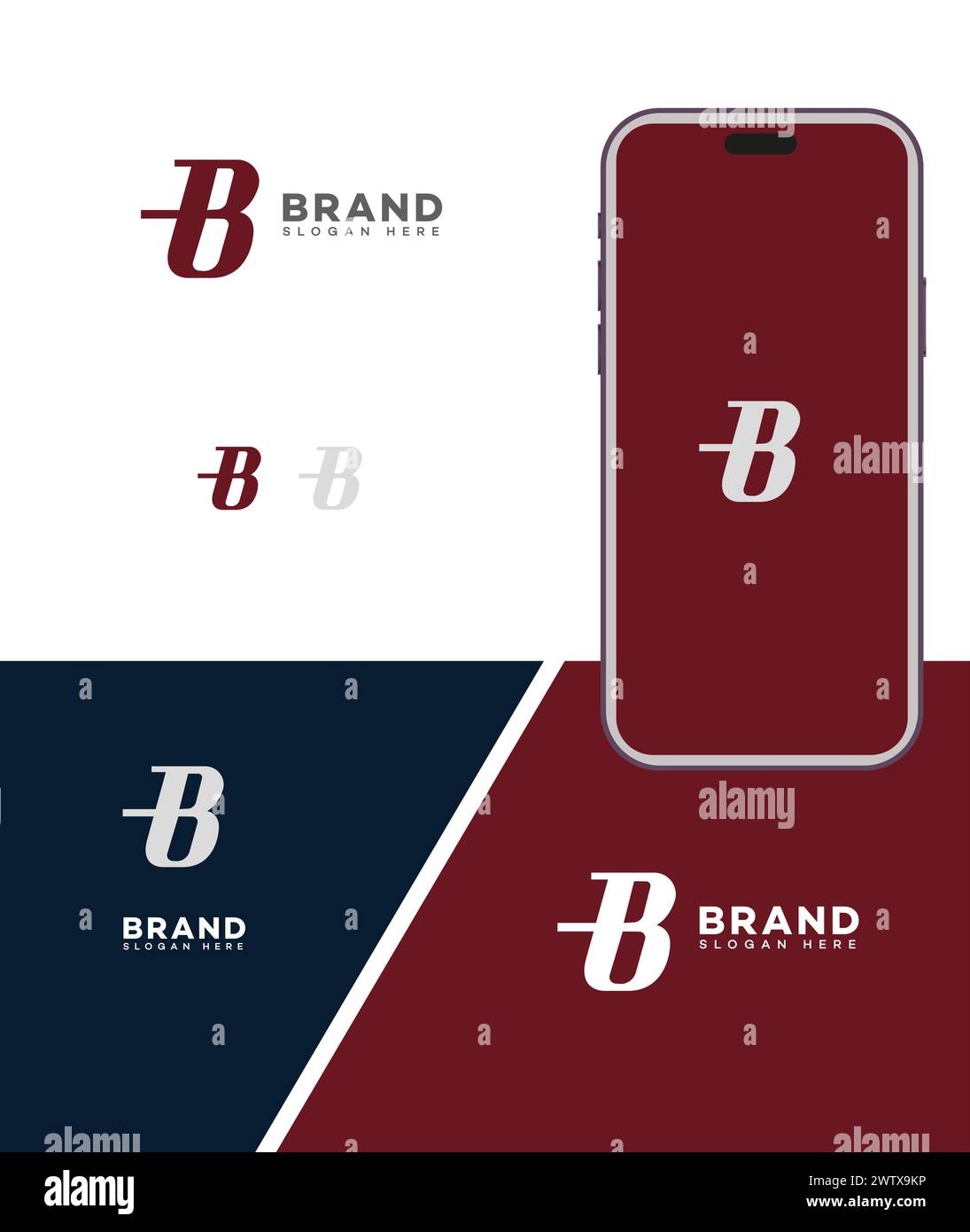 B Letter Logo Icon Brand Identity Sign. B Letter Symbol Template Stock ...