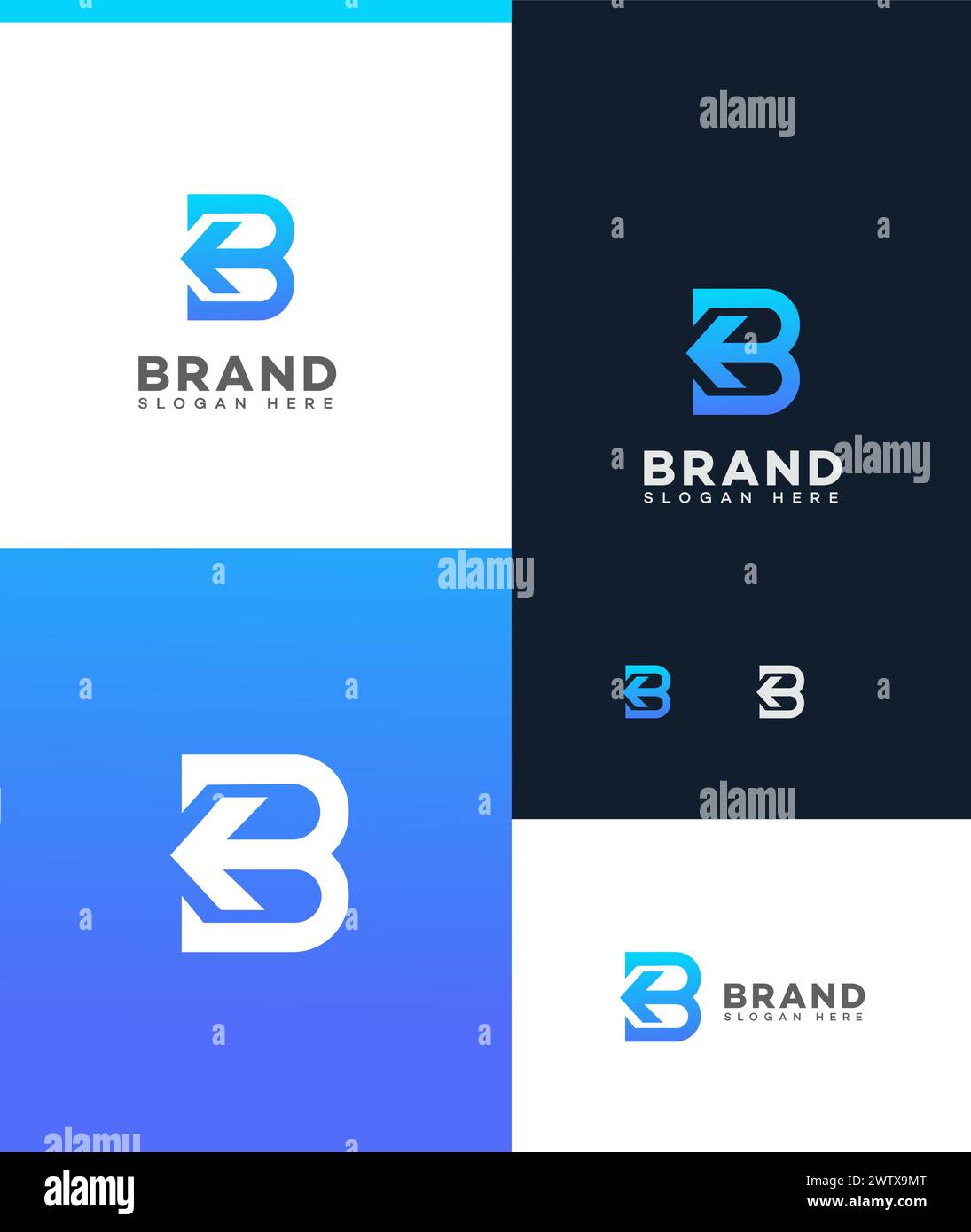 B Letter Logo Icon Brand Identity Sign. B Letter Symbol Template Stock ...