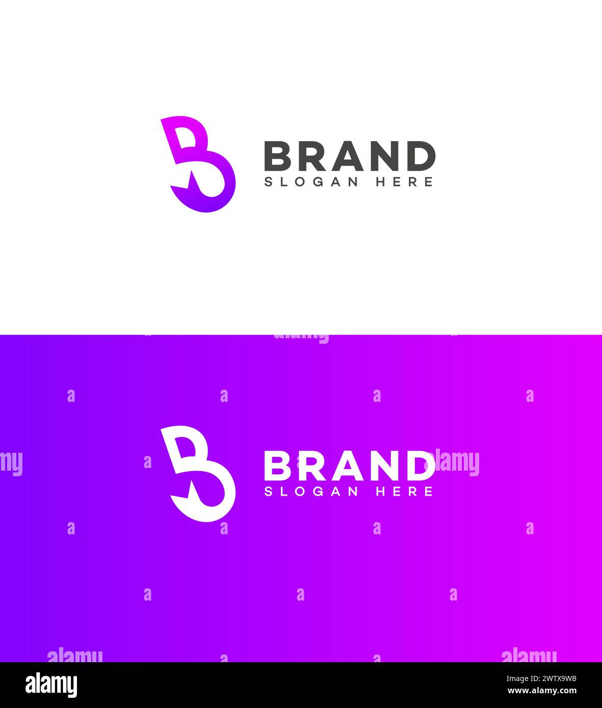 B Letter Logo Icon Brand Identity Sign. B Letter Symbol Template Stock ...