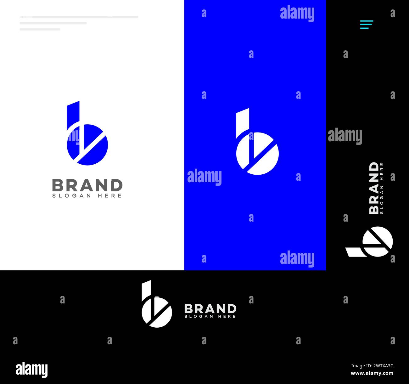 B Letter Logo Icon Brand Identity Sign. B Letter Symbol Template Stock ...